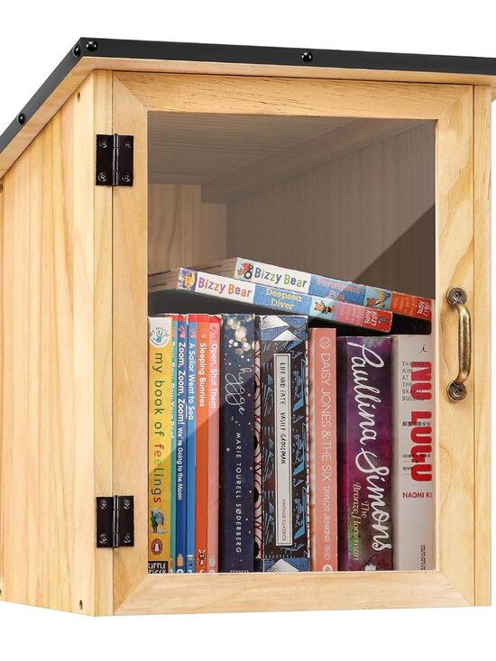 Other | Little Library Box Outdoor Waterproof Outdoor Library Book Box ...